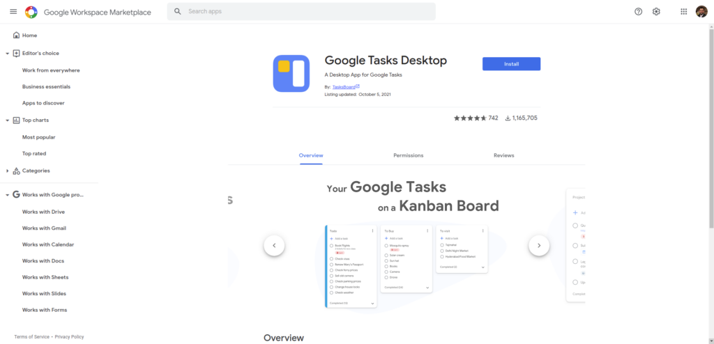 Google Tasks (گوگل تَسک) – گیک